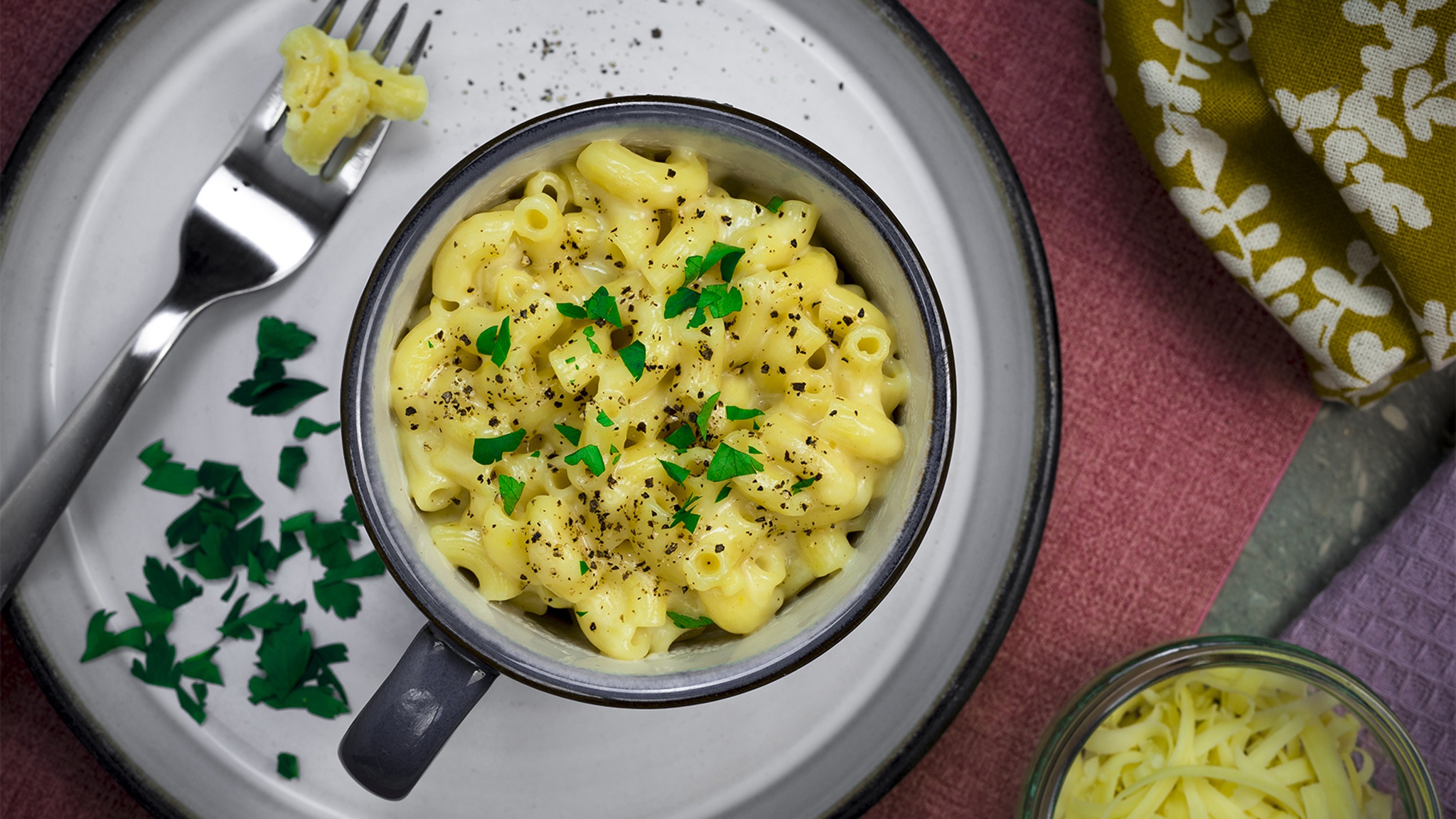 Microwave Mug Mac and Cheese Recipe - Fresco