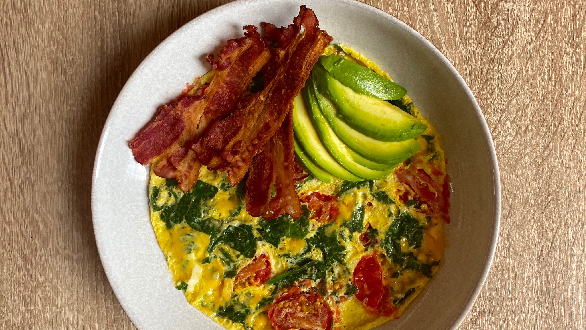 Microwave Scramble with Crispy Bacon Recipe - Fresco