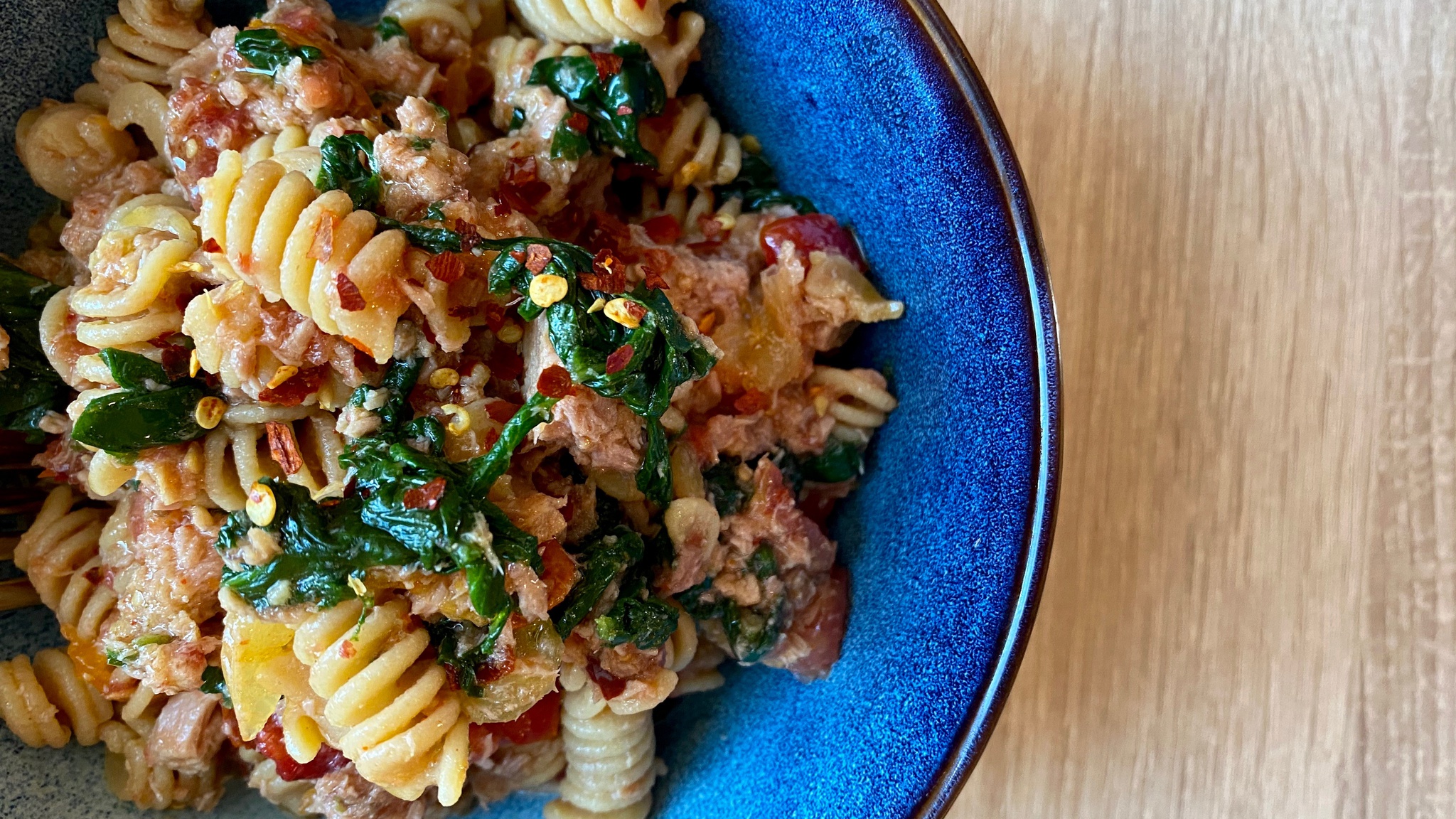 Warm Chickpea Tuna Pasta Salad Recipe - Fresco