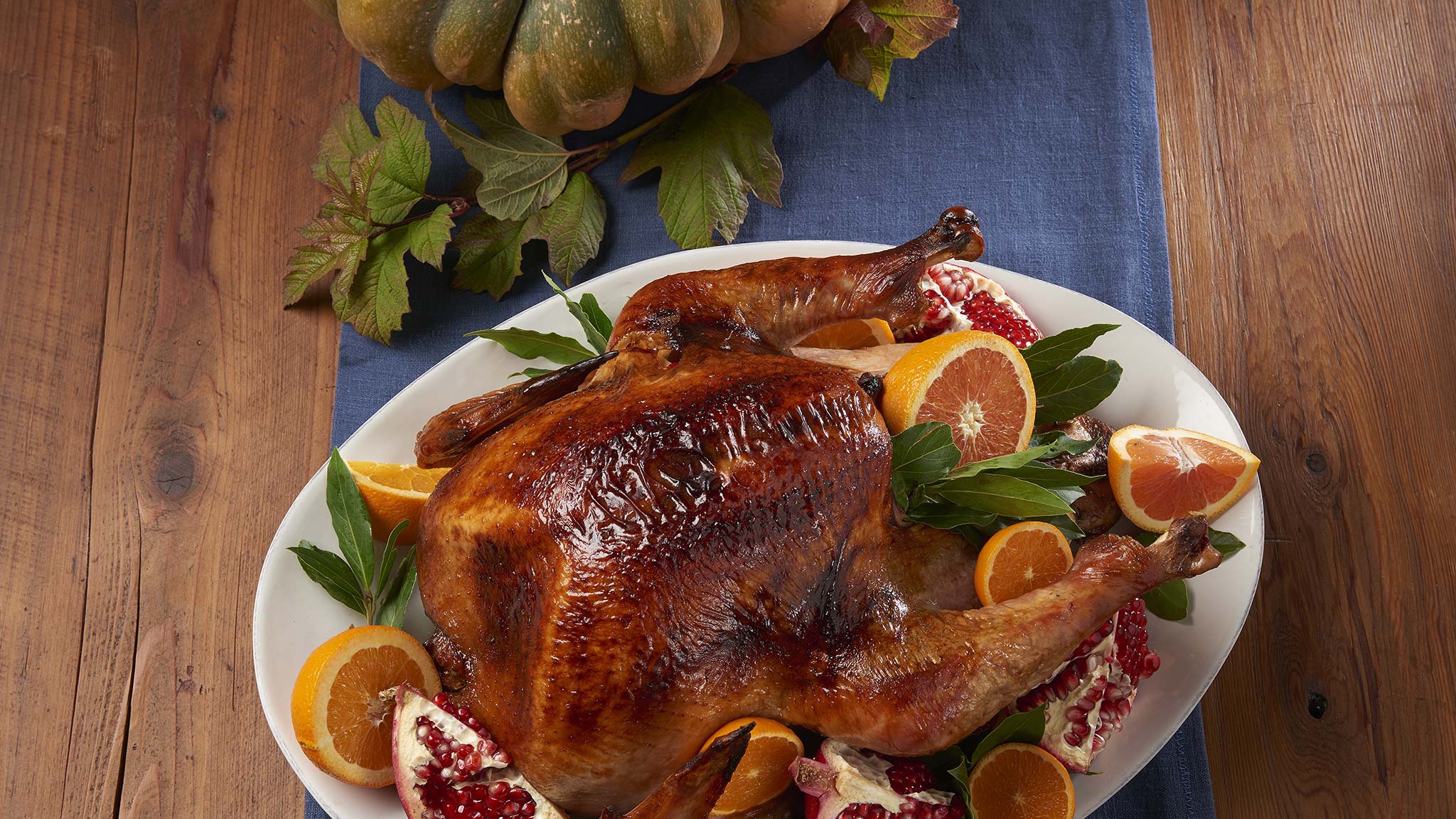 Bourbon Butter Basted Roast Turkey Recipe - Fresco