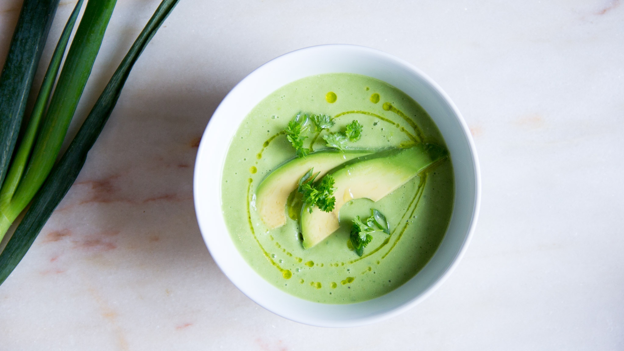 Chilled Avocado Soup Recipe - Fresco