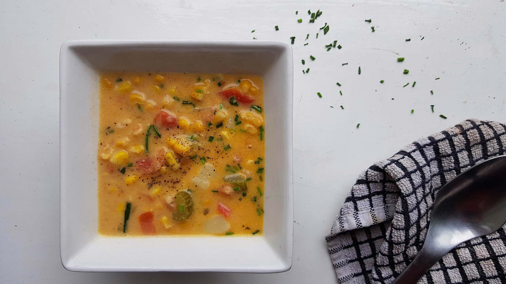 Corn and Tomato Chowder Recipe - Fresco