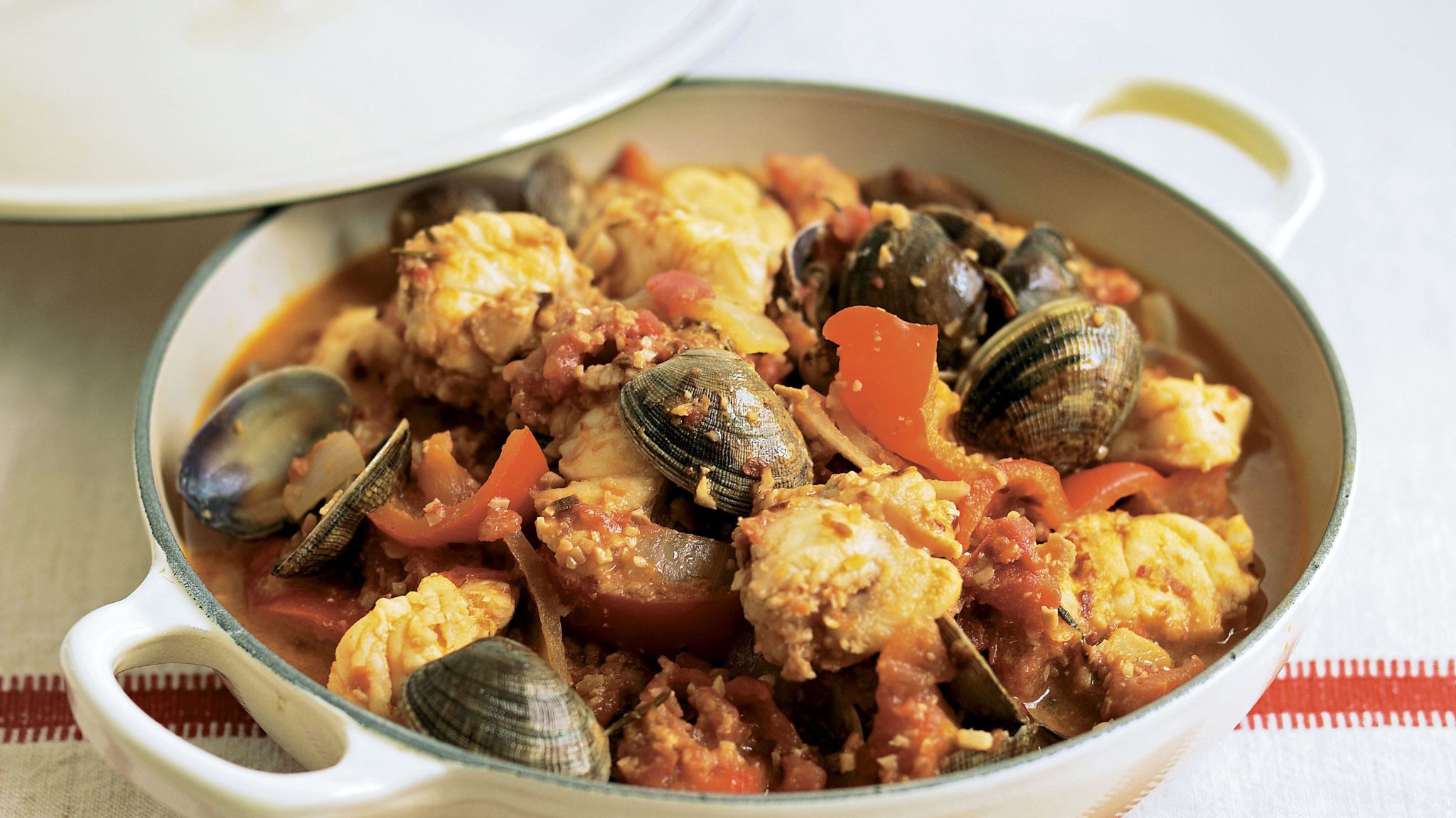 Spanish Monkfish and Clam Stew Recipe - Fresco