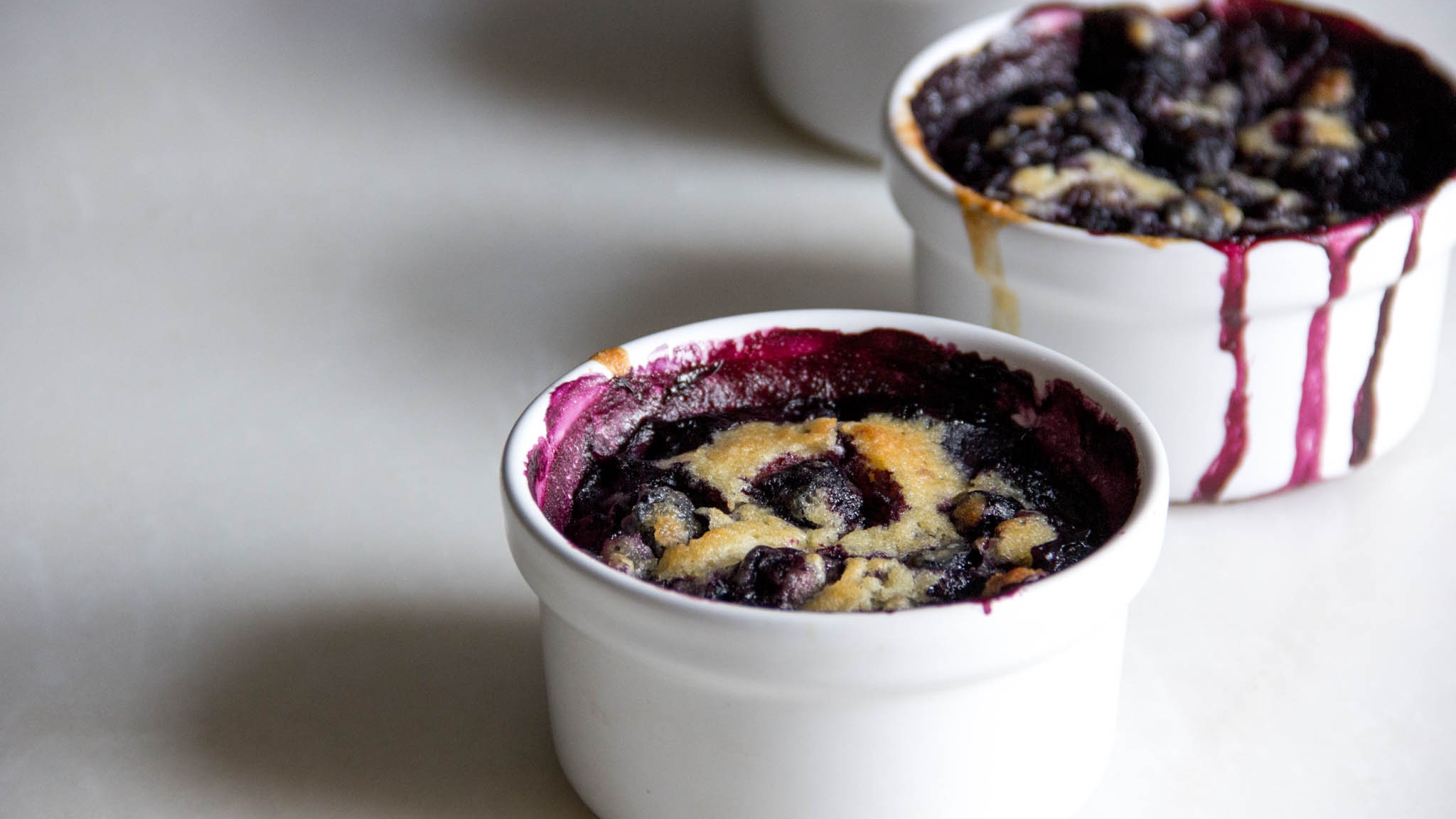 Mini Blueberry Cobblers Recipe - Fresco