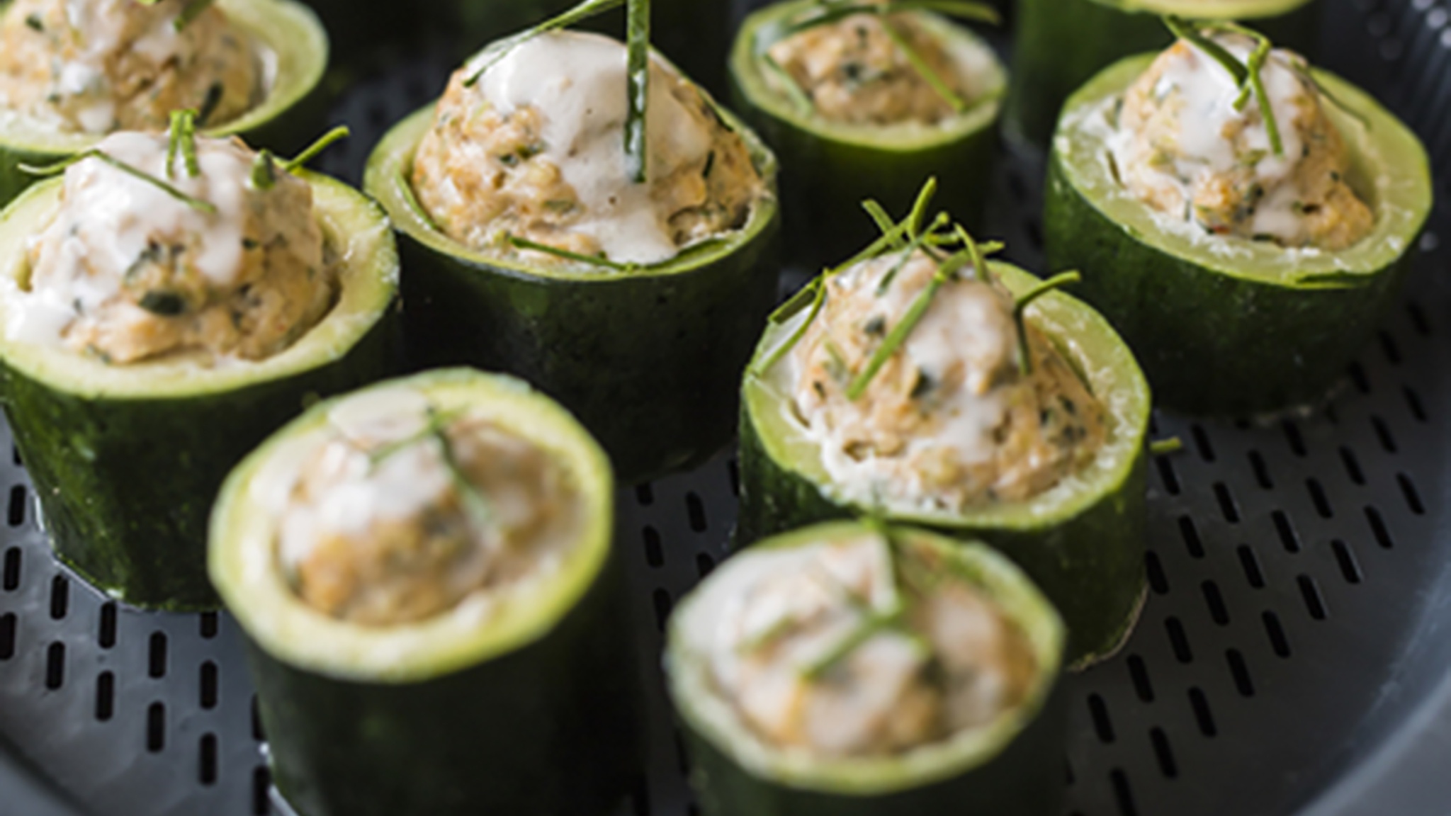 Chicken Stuffed Zucchini Recipe - Fresco