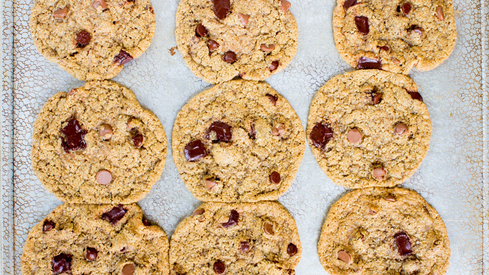 Thin & Chewy Almond Butter Chocolate Chip Cookies Recipe - Fresco