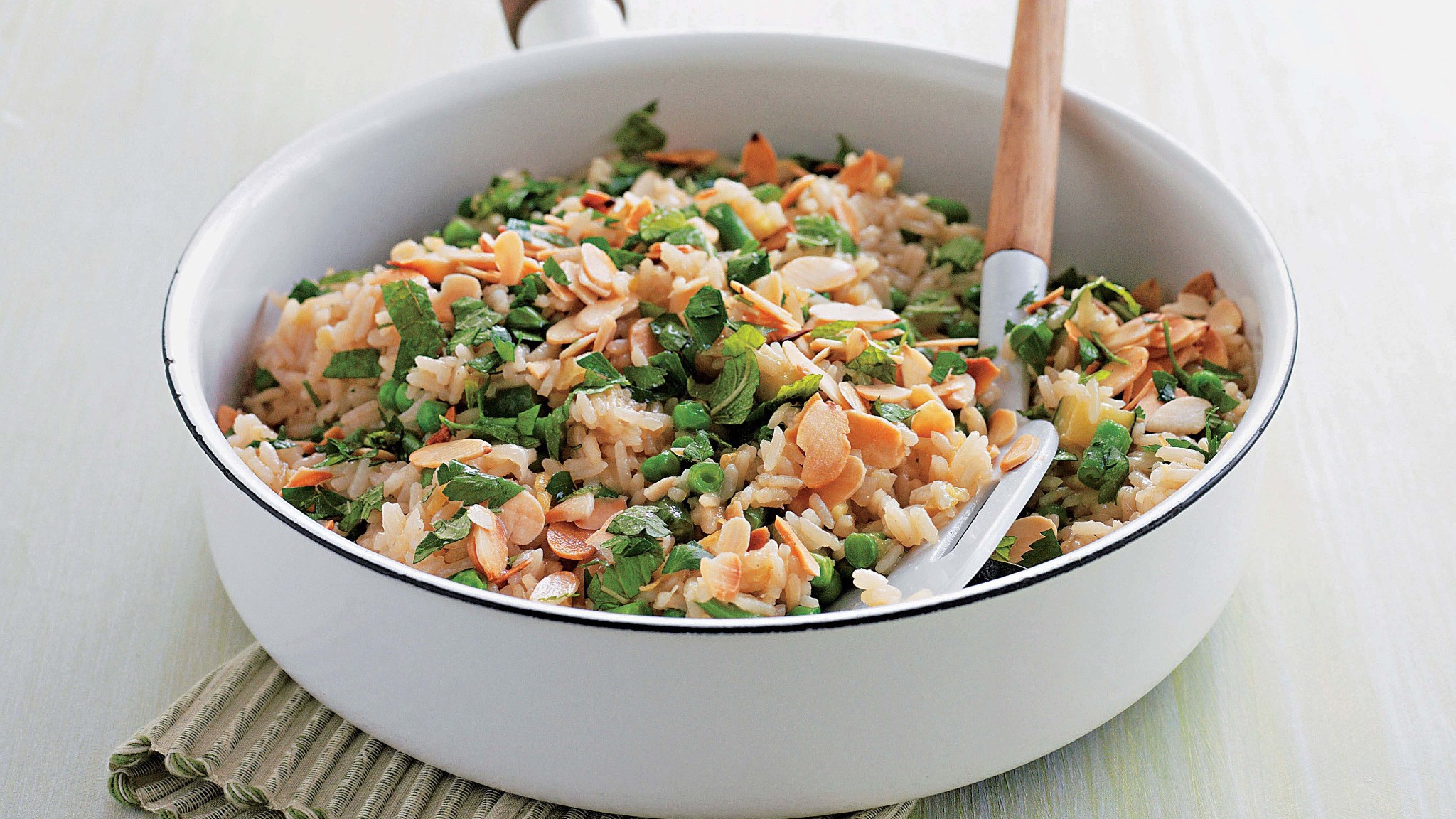 Spring Vegetable & Herb Pilaf Recipe - Fresco