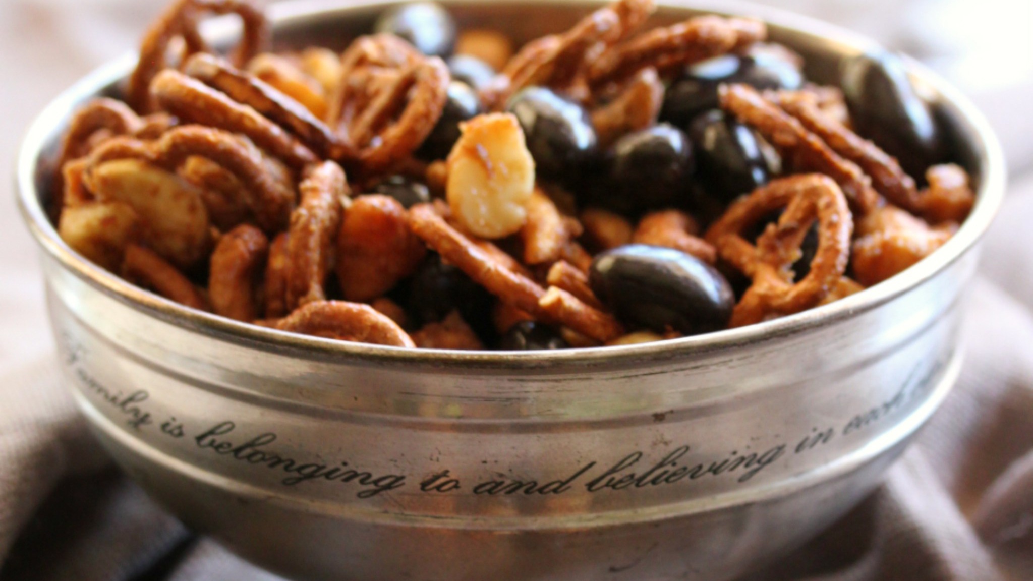 Festive Nut, Chocolate And Pretzel Mix Recipe - Fresco